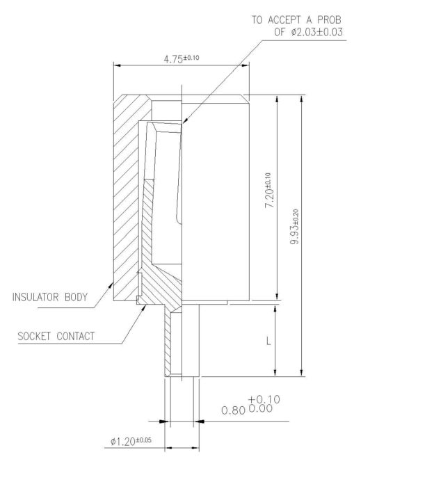 Vertical Ø2.03mm without Knurling(P8022) – Protectron