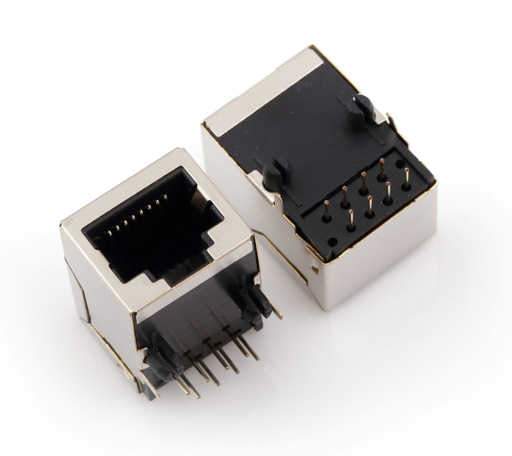 Modular Jack, Side Entry Long Body, shielded (PSY001SLXXXPXCX) – Protectron